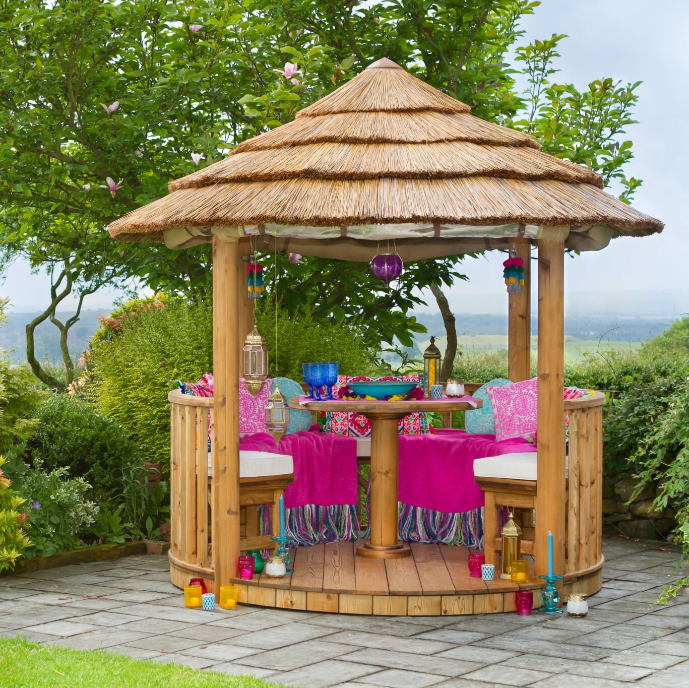 Luxury Wooden Garden Gazebos - One Day Install - Made in UK